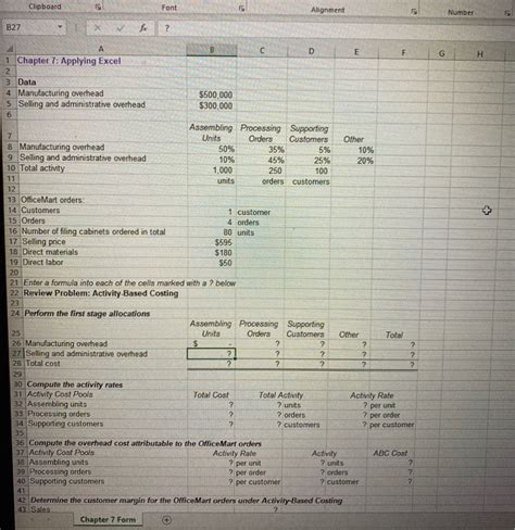 Solved Clipboard Font Alignment Number B27 Xv Fx Cd 1