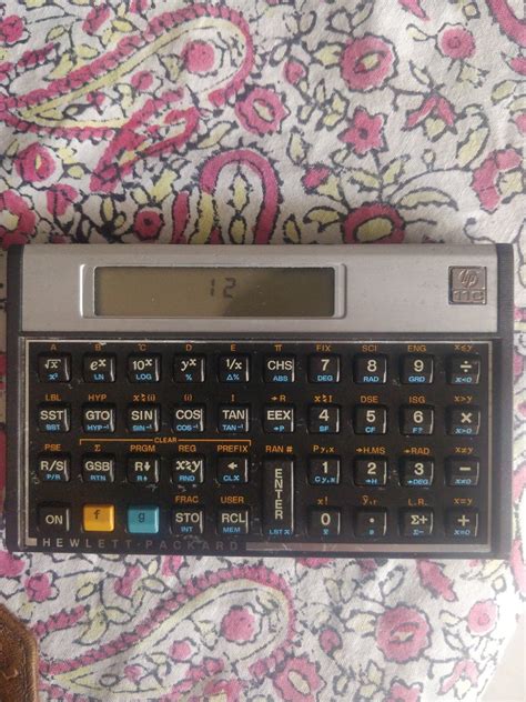 I Got A Used Hp 11c And Ended Up With A 12c In An 11cs Body R Calculators