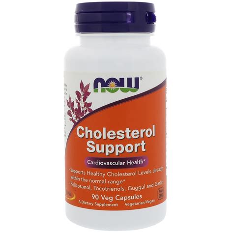 Now Foods Cholesterol Support 90 Veg Capsules Byclue
