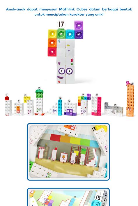 Jual Hand2mind Numberblocks Mathlink Cubes 1120 Activity Set