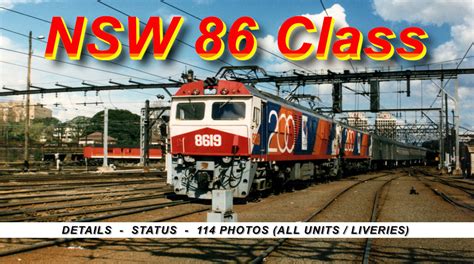 Australian Locomotive Rosters Nsw 86 Class Sparks
