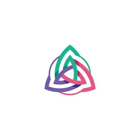 Premium Vector Triangle And Colorful Abstract Logo Vector Design Template