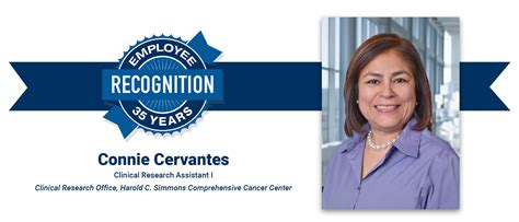 Connie Cervantes 35 Years Center Times Plus Ut Southwestern