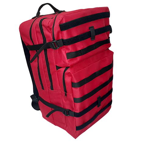 68520 Mochila Táctica De Rescate Con Sistema Molle Roja 50lts