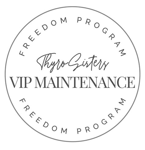 Freedom Vip Maintenance Program Thyrosisters