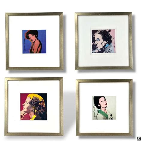 4 Andy Warhol Offset Prints Portraits Of The 70s Auction