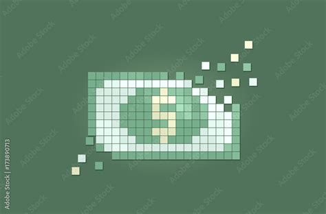 Money Sign Pixel Art