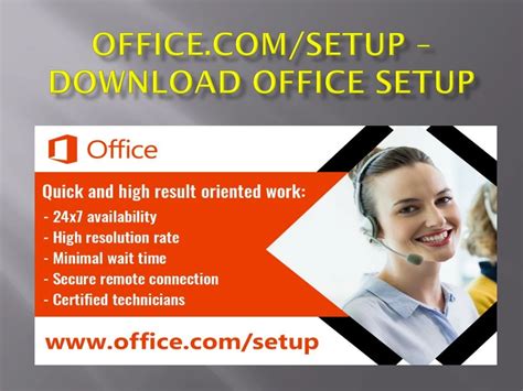 PPT Office Com Setup Install Office Setup With Product Key Setup Office PowerPoint