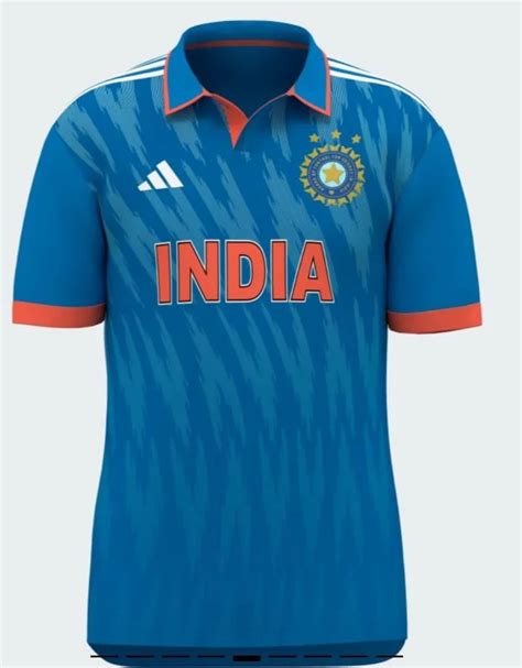 Lycra Printed India Cricket Team Jersey V Neck Collar At ₹ 350piece