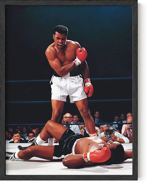 Haus And Hues Muhammad Ali Posters Muhammad Ali Canvas Wall Art In Ring Boxing