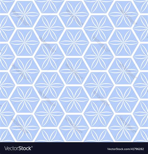 Seamless Hexagons Pattern Royalty Free Vector Image
