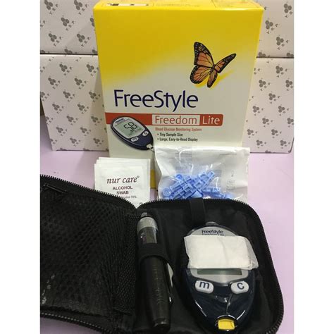 Freestyle Freedom Lite Optium Neo Glucometer Starter Kit Shopee Malaysia