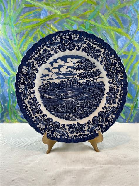 Vintage British Anchor Pottery Co Ltd Plate From The Olde English Country Castles Collection Etsy