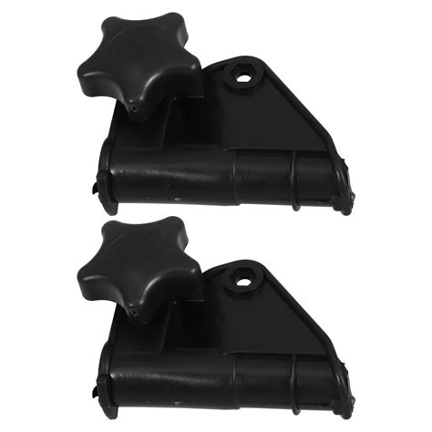 Ounona 1 Pair Plastic Latch Hinge Fixed Catch Lock Replacement Repair