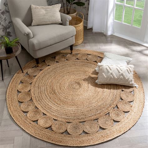 Bay Isle Home™ Round Coletto Hand Braided Jute Natural Area Rug Wayfair