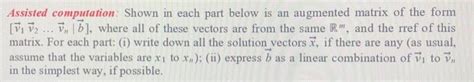solved assisted computation shown in each part below is an
