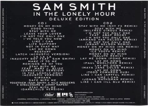 Sam Smith In The Lonely Hour