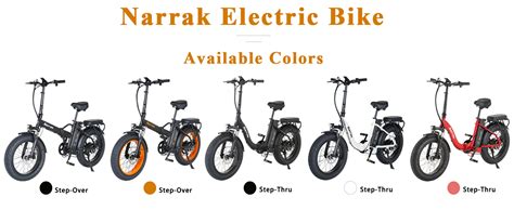 Narrak Electric Fat Tires Folding Bike 750w Brushless