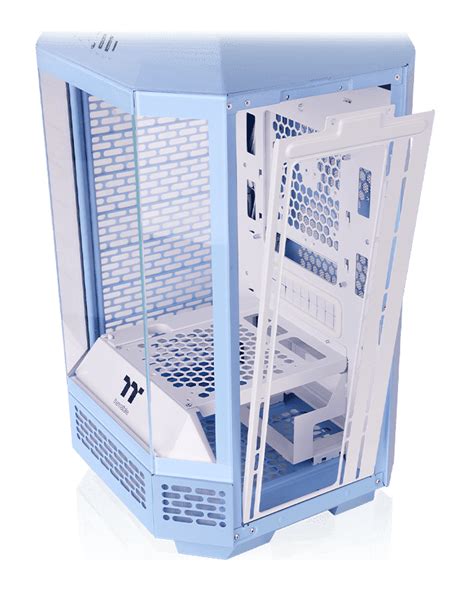 The Tower 250 Hydrangea Blue Mini Tower Chassis Thermaltake Usa