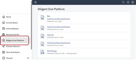 Diligent One Overview