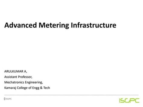 Smart Metering System Ppt