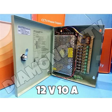 Jual Panel Cctv Power Cctv Power Supply Box 12v 10a Cctv Shopee Indonesia