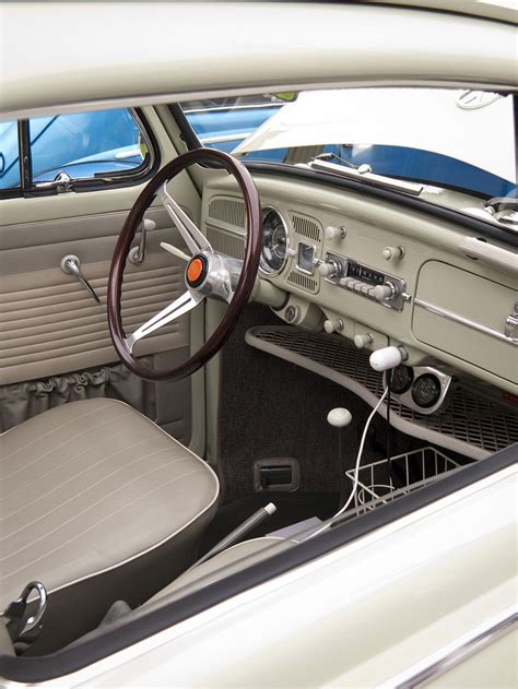 Classy 67 Beetle Sedan Vintage Volkswagen Car Interior Vw Karmann