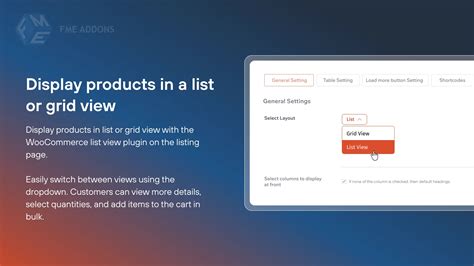 WooCommerce Product Listing Page List Grid View