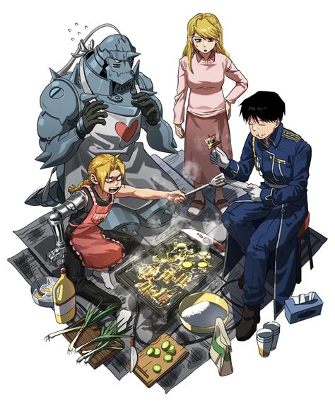Namo Mubulike Alphonse Elric Edward Elric Riza Hawkeye Roy