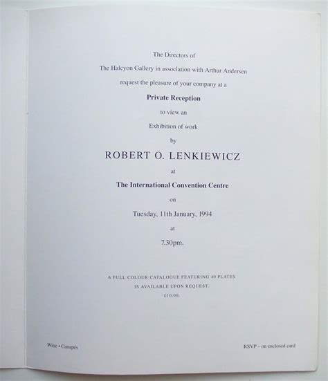 Robert O Lenkiewicz By Lenkiewicz R O Very Good 1994 David Cornell