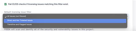 Fail CI CD Checks