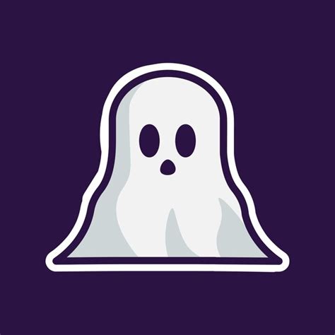 Premium Vector Cute Ghost Halloween Vector Illustration