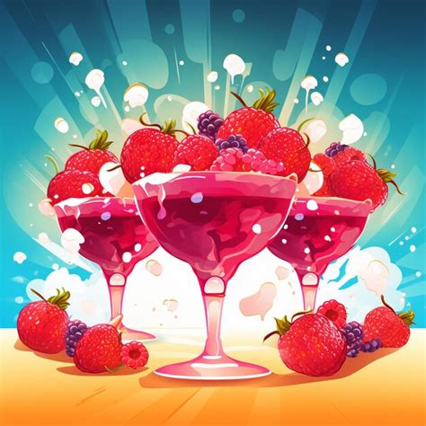 Premium Ai Image Sparkling Raspberry Parade Premium Ai Image Sparkling Raspberry Parade