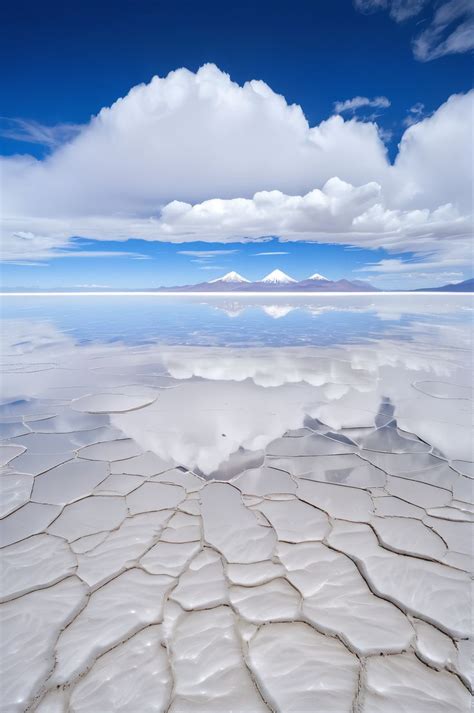 Salar De Uyuni Mirror Sky Mirrored Skies And Salt Flats Rainy Season