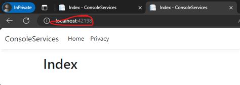 C Why Does My Web App Run Fine In Debug But Not When It Is A Windows
