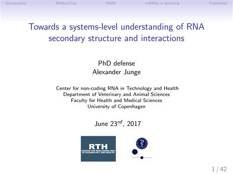 Towards A Systems Level Understanding Of Rna Secondary Structure And
