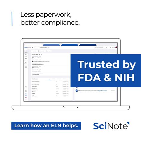 Electronic Lab Notebook Eln Software Scinote Eln Scinote Electronic Lab Notebook