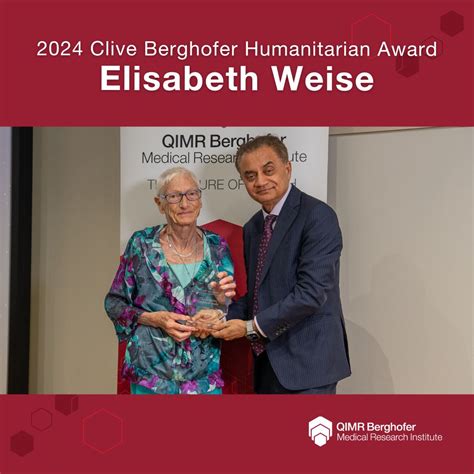 The Clive Berghofer Humanitarian Awards Are Presented Annually To