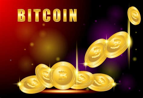 Bitcoin Cryptocurrency Poster Design Flying Illustration 11936434 Vector Art At Vecteezy