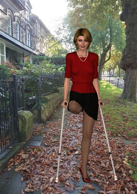 Just Proud To Show Her Leg Stump By Ippldatsch On Deviantart