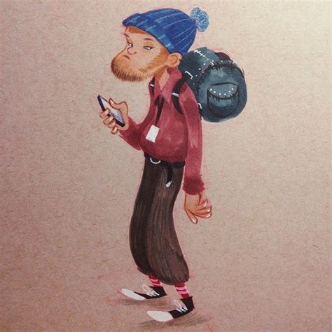 Guy In The Skytrain 2 Luisgadea Costarica Characterdesign Vancouver