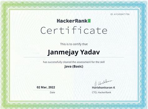 Janmejay Yadav On Linkedin Hackerrank Java