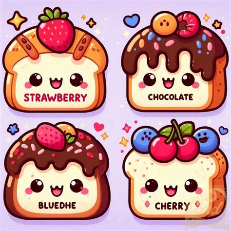 Kawaii Bread Sticker