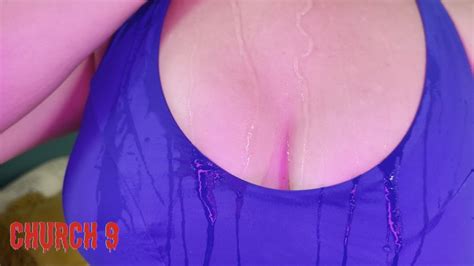 Church 9 Mia Murphy Aka Worm Wrangler Enjoys A Day In The Sun With Wet Breasts And A Bathing