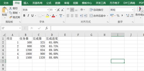 Excel中如何制作完成进度条 360新知