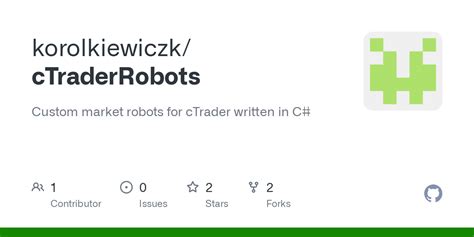 Github Korolkiewiczkctraderrobots Custom Market Robots For Ctrader Written In C