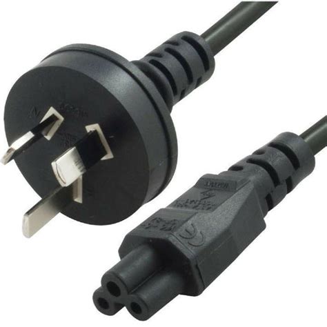 Power Cable 1 8m 3 Pin Cloverleaf Appliance Type Crox Development