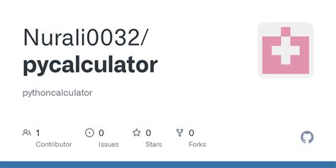 Github Nurali0032pycalculator Pythoncalculator