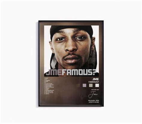 Jme Famous Album Poster Rapper Posters