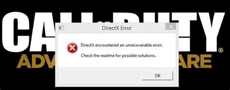 Solve Call Of Duty Directx Error On My Computer